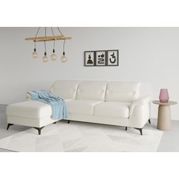 Sit & More Ecksofa SIT & MORE, B:258cm H:85cm T:170cm, beige, 98% Polyester, 2% Polyamid, Wohnzimmer, Sofas, "Sinatra L-Form", mit Recamiere, optional mit