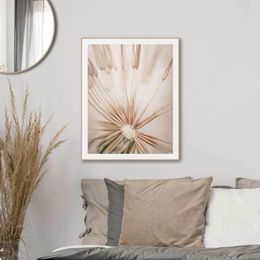 Kunstdruck Reinders, B:40cm H:50cm T:1,6cm, beige, MDF, Bilder, "Pusteblume"