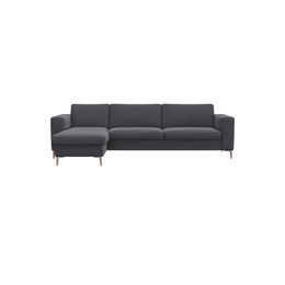 Ecksofa FLEXLUX, B:262cm H:85cm T:92cm, grau, 100% Polyester, Wohnzimmer, Sofas, "Fiore, Sitzaufbau mit hochwertigem Kaltschaum f&uuml;r mehr