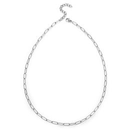 Firetti Damen Kette ohne Anh&auml;nger "Schmuck Geschenk Chain", 50, Edelstahl, B: 4mm, silber, Edelstahl, B:4mm, Halsketten