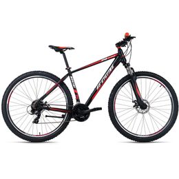 KS-Cycling KS CYCLING Mountainbike "Morzine", 48cm, 29 Zoll (73,66cm), schwarz, Fahrr&auml;der, f&uuml;r Herren, Kettenschaltung