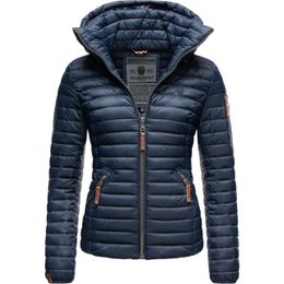 Marikoo Damen Steppjacke "L&ouml;wenbaby", blau, Gr. XS, Oberstoff: 100% Nylon; Futter: 100% Polyester; Wattierung: 100% Polyester; &Auml;rmelfutter: 100%