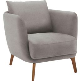 Sch&ouml;ner Wohnen Kollektion Sessel, B:86cm H:68cm T:86cm, silber, SCH&Ouml;NER WOHNEN-KOLLEKTION, 16% Baumwolle, 79% Polyester, 5% Polyacryl, Wohnzimmer, Sessel, "Pearl - 5 Jahre