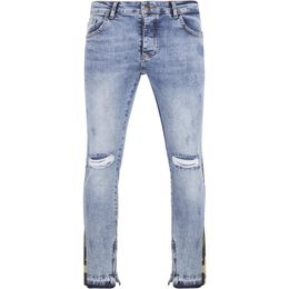 2Y Premium Herren Bequeme Jeans "2Y Premium Herren 2Y Skinny Fit Jeans"blau, Gr. 32, 97% Baumwolle, 3% Elasthan, Jeans