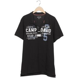 CAMP DAVID Poloshirt Herren Gr&ouml;&szlig;e XXL Second Hand schwarz