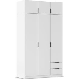 Kleiderschrank Rauch, B:136cm H:235cm T:54cmalpinwei&szlig;, Holzwerkstoff, Kinderzimmer, Schr&auml;nke, "Dreht&uuml;renschrank Schrank Garderobe Ankleide