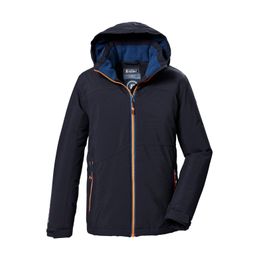 Killtec Jungen Funktionsjacke "KOW 369 BYS JCKT", blau, Gr. 140, Oberstoff: 100% Polyester, Futter: 100% Polyester, Wattierung: 100% Polyester,