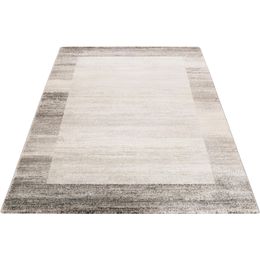 Teppich Wecon Home, B:80cm H:10mm L:150cm, grau, Kunstfaser, Wohnzimmer, Teppiche, "D&eacute;j&agrave;-vu", Kurzflor, Wohnzimmer