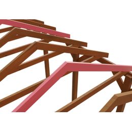 Skan Holz Carport-St&uuml;tzelement SKANHOLZ, B:430cm T:600cm, braun, St&uuml;tzelemente, "Schneelasterh&ouml;hung", sk=3,00kN/m&sup2;