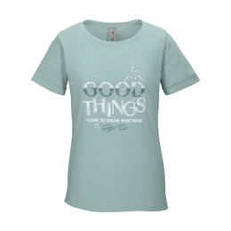 G.I.G.A. by Killtec Damen T-Shirt "GS 48 WMN TSHRT", blau, Gr. 46, G.I.G.A. DX BY KILLTEC, Oberstoff: 95% Baumwolle, 5% Elasthan, Shirts, Damen T-Shirt mit hohem