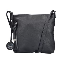 Rieker Damen Umh&auml;ngetascheschwarz, Lederimitat, Taschen, Schultertasche, Damen Handtasche mit Au&szlig;enf&auml;cher