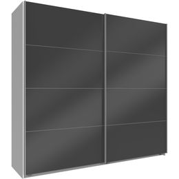 Schwebet&uuml;renschrank wimex, B:270cm H:210cm T:65cm, wei&szlig;, Schr&auml;nke, "Easy", mit Vollglas