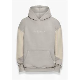 DROPSIZE Herren Kapuzenpullover "Dropsize Herren Dropsize Heavy Oversize Split Colour V2 Hoodie"moonbeam, Gr. S, mehrfarbig, 70% Baumwolle, 30%