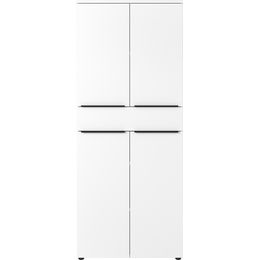 Aktenschrank Germania, B:80cm H:197cm T:40cm, wei&szlig;, B&uuml;ro, Schr&auml;nke, "Mailand", optional mit Schublade, T&uuml;rd&auml;mpfer, Breite 80 cm, Made in Germany