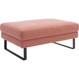 Sch&ouml;ner Wohnen Kollektion Hockerbank, B:109cm H:44cm T:74cm, rosa, SCH&Ouml;NER WOHNEN-KOLLEKTION, 100% Polyester, Hocker, "Spin", passend zur Serie "Spin"
