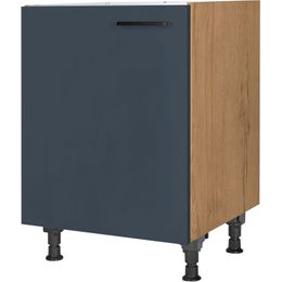 Sp&uuml;lenschrank Nobilia, B:60cm H:87cm T:58,3cm, blau, K&uuml;che, Schr&auml;nke, ""Easytouch", Ausrichtung w&auml;hlbar, vormontiert, in den Breiten", 45 und 60 cm,