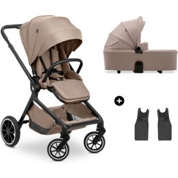 hauck Kinder Kombi-Kinderwagen "Move N Care Set", braun, Aluminium, Kunststoff, Polyester, Polyurethan, Kinderwagen, belastbar bis 22 kg
