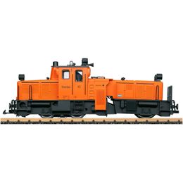 LGB ToyTrain LGB Kinder Diesellokomotive "LGB Schienenreinigungslok - L21671", orange, Kunststoff, Metall, B:12cm H:16cm L:44cm, Modelleisenbahn-Fahrzeuge, Made