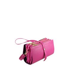 Damen Umh&auml;ngetasche "Amber", Collezione Alessandro, pink, Leder, Taschen, Made in Italy
