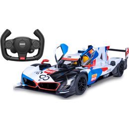 Jamara Kinder RC-Auto "BMW M Hybrid V8 LMDH 1:14 wei&szlig; 2,4GHz", wei&szlig;, B:14,4cm H:10,6cm T:32,3cm, Fernlenkfahrzeuge, mit LED Licht