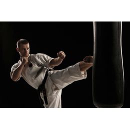 papermoon Fototapete "Karate", B/L: 4m x 2,6m, Bahnen: 8 Stk., bunt, Schlafzimmer, Tapeten