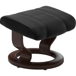 Fu&szlig;hocker stressless, B:54cm H:38cm T:39cm, schwarz, Leder BATICK: BATICK ist ein leicht korrigiertes, durchgef&auml;rbtes und genarbtes M&ouml;belleder, bei