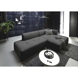 3-Sitzer, B:269cm H:70cm T:153cm, grau, ATLANTIC HOME COLLECTION, Sofas, "Leonardo", Ottomane mit XXL-Liegefl&auml;che