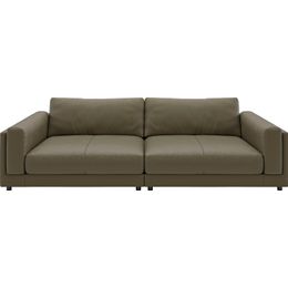Big-Sofa 3C CANDY, B:294cm H:85cm T:150cm, gr&uuml;n, 100% Leder, Sofas, "Karalis mit extra gro&szlig;er Sitztiefe, elegantes Mega Sofa zum Relaxen", auch in