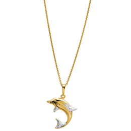 Lady Damen Kettenanh&auml;nger, Gelbgold 375, gold, Gelbgold 375, Schmuckanh&auml;nger