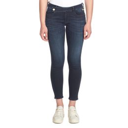 Damen 7/8-Hose "PULPC", blau, Gr. 34, Le Temps Des Cerises, 83% Baumwolle, 15% Polyester, 2% Elasthan, Hosen, im Slim Fit-Schnitt