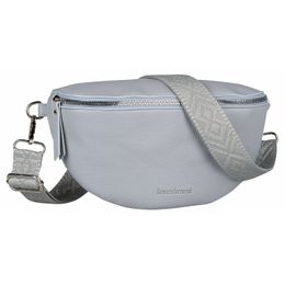 Bruno Banani Damen Bauchtasche "Amalfi", blau, Lederimitat, Taschen, G&uuml;rteltasche Umh&auml;ngetasche Breiter Gurt Crossbody Bag