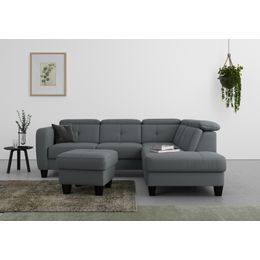 Sit & More Stauraumhocker SIT & MORE, B:58cm H:48cm T:58cm, grau, Hocker, "Belluci", mit Stauraum