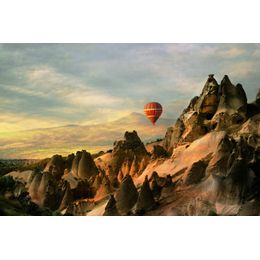 papermoon Fototapete "Photo-Art EMINE BASA, CAPPADOCIA", B/L: 4m x 2,6m, Bahnen: 8 Stk., bunt, Schlafzimmer, Tapeten