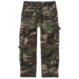 Brandit Jungen Cargohose "Brandit Kids Kids Pure Trouser"woodland, Gr. 170, 100% Baumwolle, Hosen