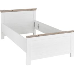 Bett Home Affaire, L:208cm, wei&szlig;, Schlafzimmer, Betten, "Florenz Doppelbett Landhausstil Bettgestell (100,140 oder 180/200cm)", aus