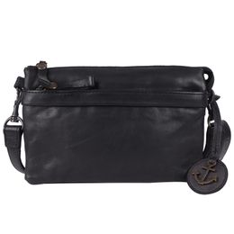 Harbour 2nd Damen Umh&auml;ngetasche "Lexi", grau, Rindsleder, Taschen, Schultertasche, Mini Bag, Handtasche Damen