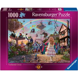 Ravensburger Kinder Puzzle "Look and find No 2, Verzauberter Zirkus", bunt, Pappe, B:70cm H:50cm, Puzzles, Made in Germany