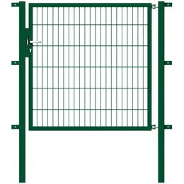 Alberts Zauneinzelt&uuml;r "Flexo", B/H: 125cm x 120cm, gr&uuml;n, Tore, 125 cm Breite, in versch. H&ouml;hen