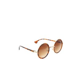 Damen Sonnenbrille "Hippie", gold, Collezione Alessandro, unifarben, Sonnenbrillen, in runder Form