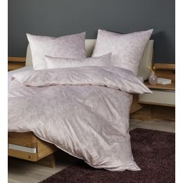 Bettw&auml;sche Janine, rosa, Mako-Satin, Obermaterial: 100% Baumwolle, Bettw&auml;sche, "Milano 4510845108 08 155x200,80x80", mit Rei&szlig;verschluss