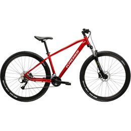 KROSS Mountainbike "Hexagon 4.0", 38cm, 27,5+ Zoll (69,85cm) hinten: 27,5+ Zoll (69,85cm), rot, Fahrr&auml;der