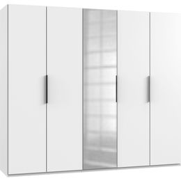 Kleiderschrank wimex, B:250cm H:216cm T:58cm, wei&szlig;, Schlafzimmer, Schr&auml;nke, "Level by fresh to go", mit Spiegelt&uuml;ren