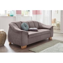 Sit & More 2,5-Sitzer SIT & MORE, B:201cm H:82cm T:93cm, braun, Sofas, "Santo", mit Federkern