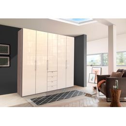 Kleiderschrank Wiemann, B:250cm H:236cm T:58cm, beige, Glas, Schlafzimmer, Schr&auml;nke, "Loft", Glasfront