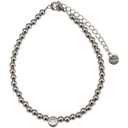 Firetti Damen Armband "Schmuck Geschenk Edelstahl Armschmuck Armkette", 22,5cm, Edelstahl, silber, Edelstahl, Armb&auml;nder, Made in Germany - mit