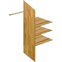 Inneneinteilung Home Affaire, B:50cm H:150cm T:58cm, beige, Massivholz, Schrankinneneinteiler, "Modesty", aus massivem Kernbuchenholz, f&uuml;r die