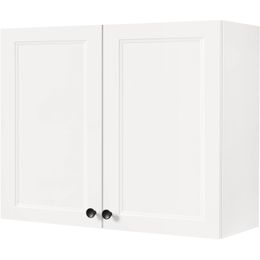 H&auml;ngeschrank Nobilia, B:90cm H:72cm T:37,2cm, wei&szlig;, K&uuml;che, Schr&auml;nke, ""Cascada", vormontiert, mit zwei Einlegeb&ouml;den", Breite 90 cm