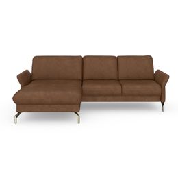 Sit & More Ecksofa SIT & MORE, B:253cm H:84cm T:165cm, braun, Wohnzimmer, Sofas, "Fashion L-Form", wahlweise mit Kopfteilverstellung, Vorziehsitz, motorisch,