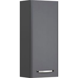 H&auml;ngeschrank SAPHIR, B:30cm H:70cm T:20cm, grau, Badezimmer, Schr&auml;nke, "Quickset 327 Wand-Badschrank 30 cm breit, 1 T&uuml;r, 2 Einlegeb&ouml;den",
