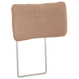 Kopfst&uuml;tze Home Affaire, B:50cm H:25cm T:10cm, braun, Luxus-Microfaser (100% Polyester), Luxus-Microfaser Vintageoptik(100% Polyester), Struktur fein